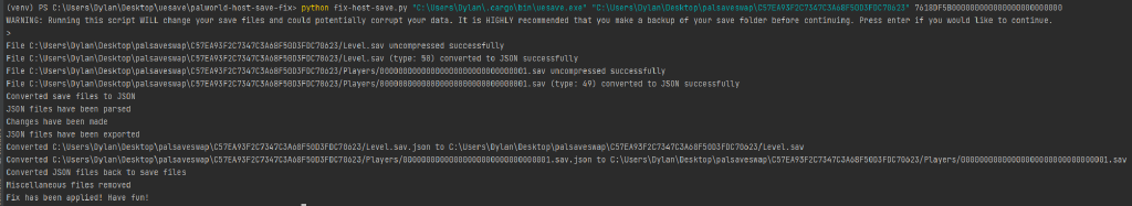 Palworld: Tutorial for transferring a Co-op host save file to a Dedicated Server · dylan ...